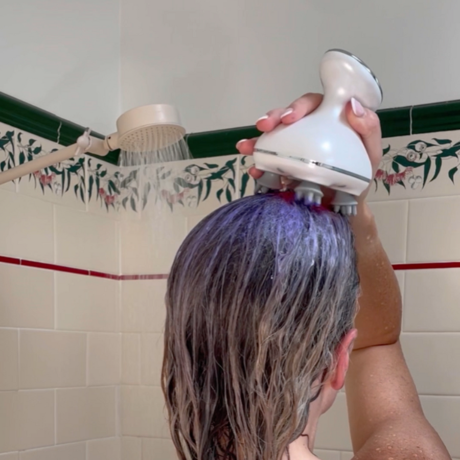 4-in-1 Smart LED Silicone Scalp Massager – Dr. Pen Australia