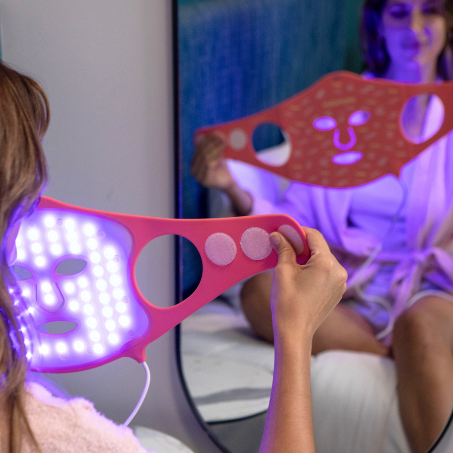 Peachaboo Pro Glo Silicone LED Light Therapy Mask – Dr. Pen Australia