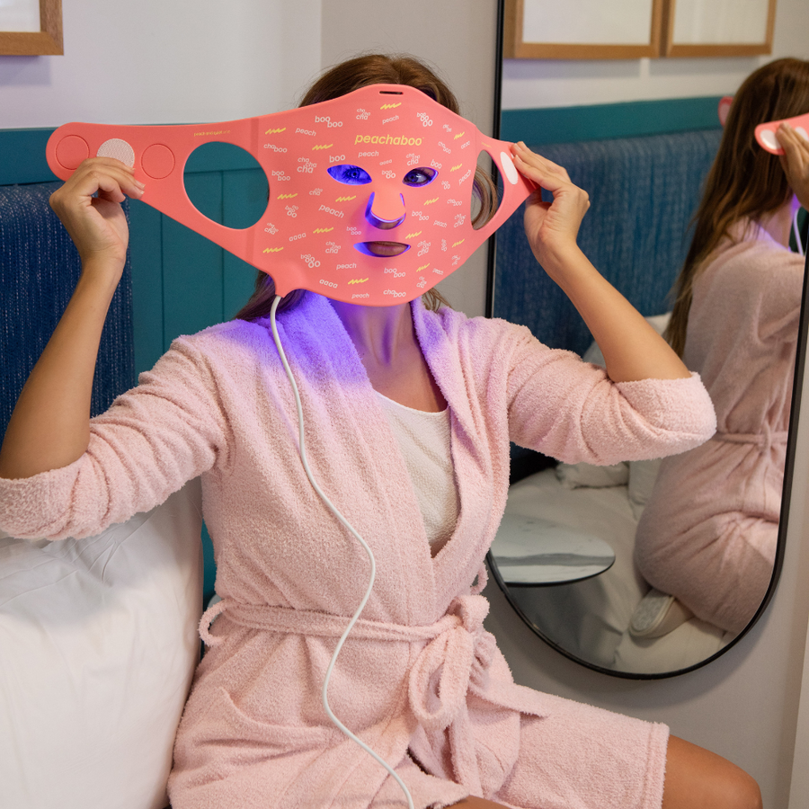 Peachaboo Pro Glo Silicone LED Light Therapy Mask – Dr. Pen Australia