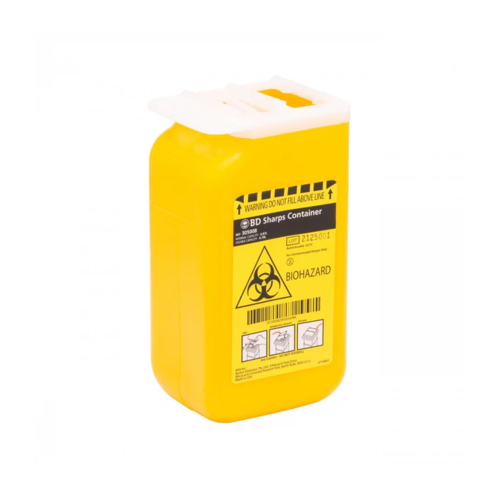 BD Sharps Collector 0.87L for Safe Needle Disposal – Dr. Pen Australia